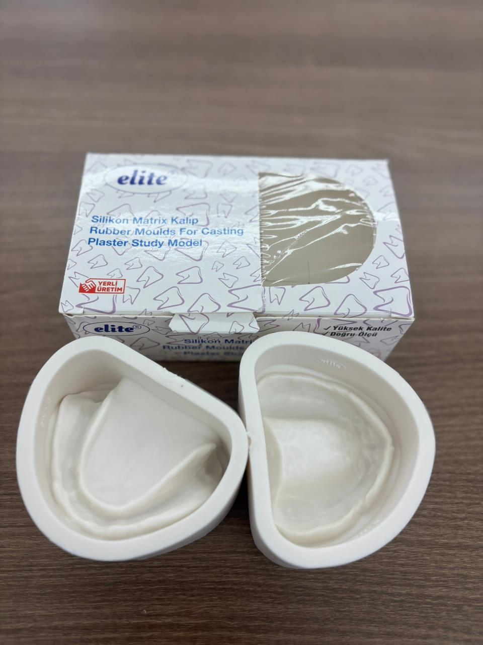 Elite silicone mold for plaster without teeth